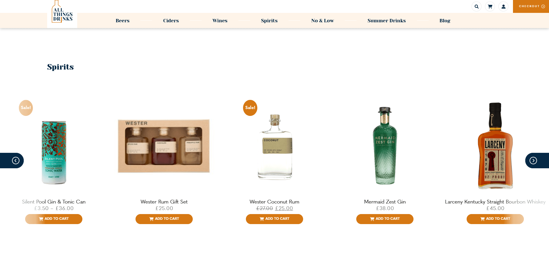 All Things Drinks Web Design | Creative Brand Design